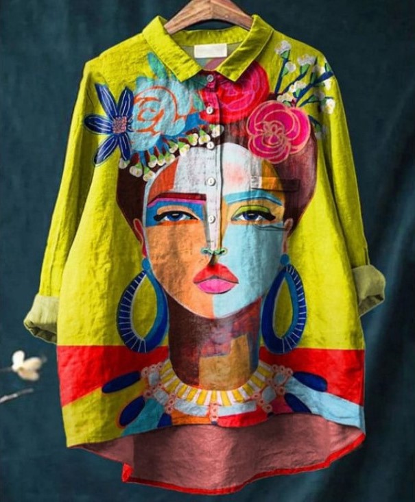 Amelia | Artistic Portrait Shirt – Ivy & Mabel